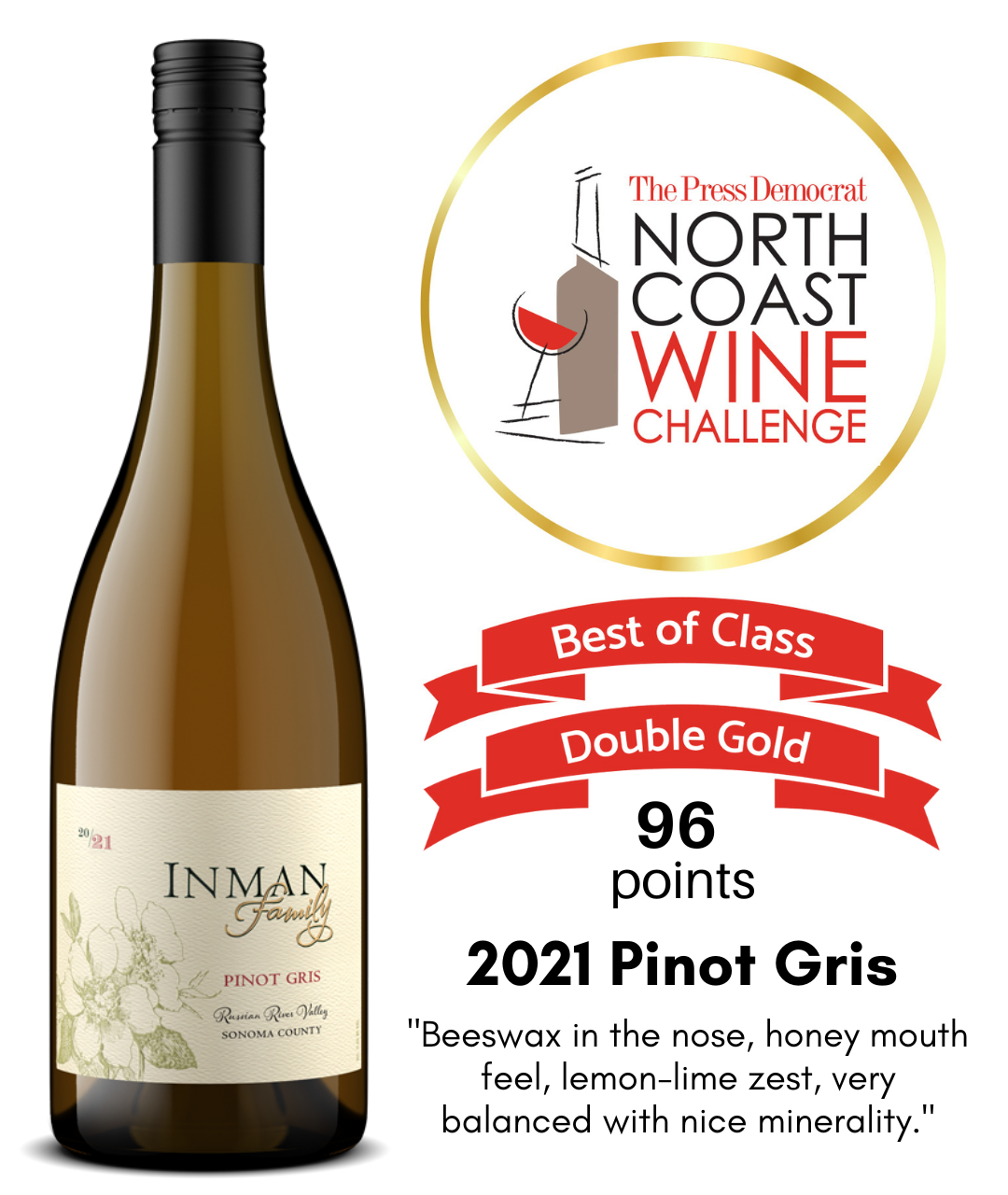 Inman Family Wines - Russian River Valley Pinot Noir - Inman Family Wines